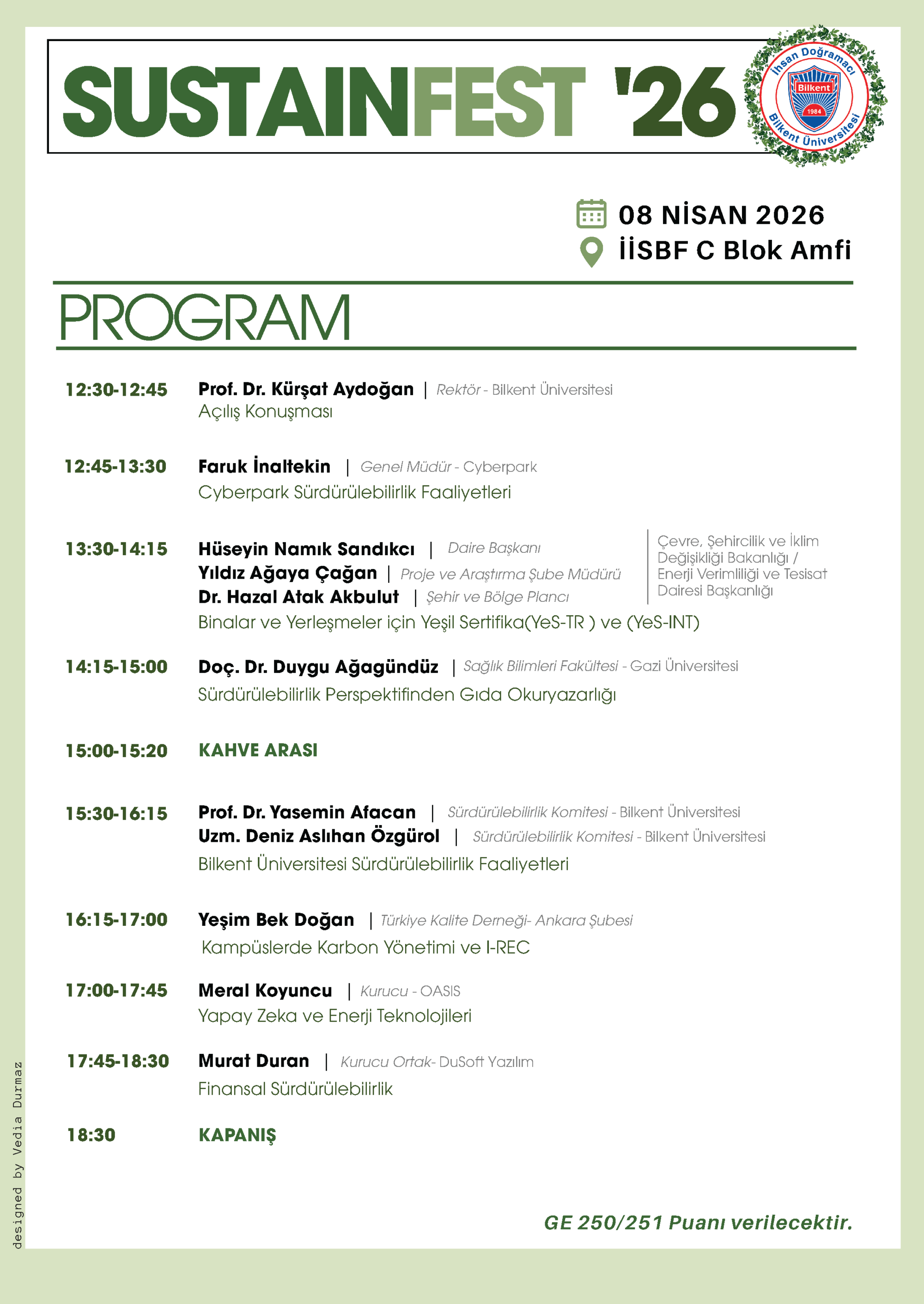 SustainFest 2026: Celebrating Sustainability at Bilkent – Bilkent ...